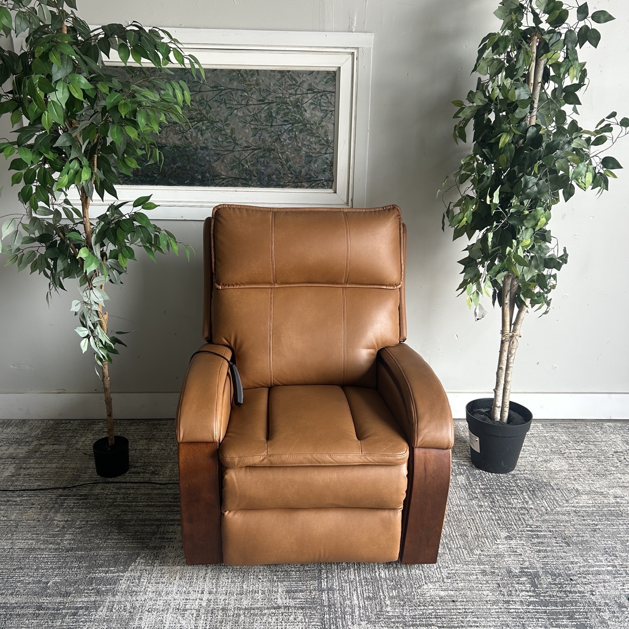 MCombo Recliner Chair Leather Tan - Free Delivery | CouchCycled of Fort ...